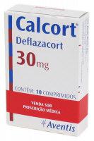 Bula e Preço CALCORT 30MG CX 10 COMP SANOFI-AVENTIS. Bula, princípio ...