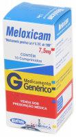 Bula e Preço MELOXICAM 7,5MG FR 10 COMP (GENERICO) EMS. Bula, princípio ...
